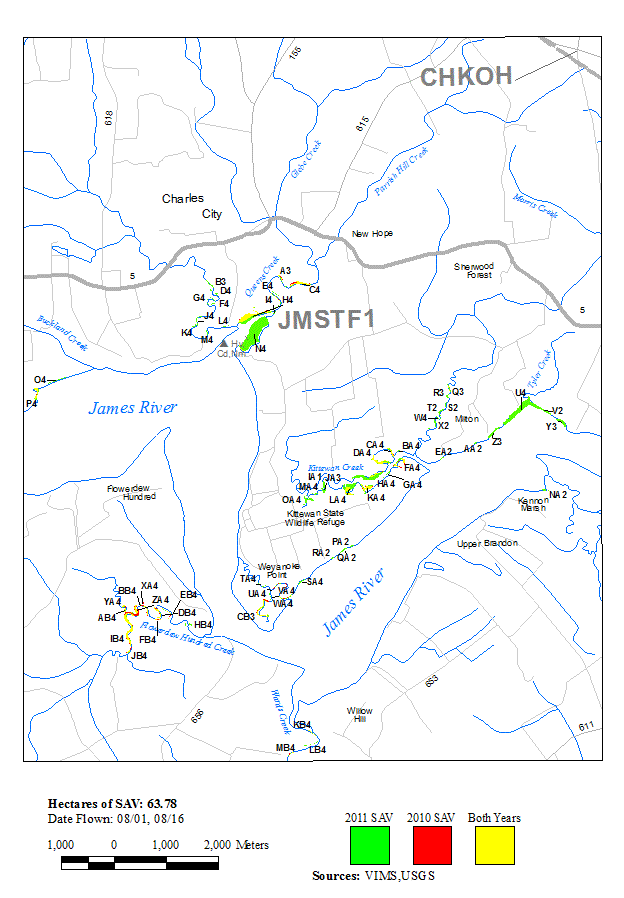 SAV in Chesapeake Bay - Monitoring - 2011 Report
